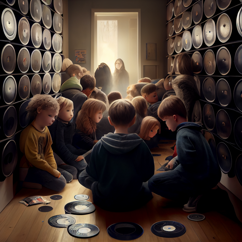 Kids Revert to Prehistoric Times After Listening to CDs - VanFLIP