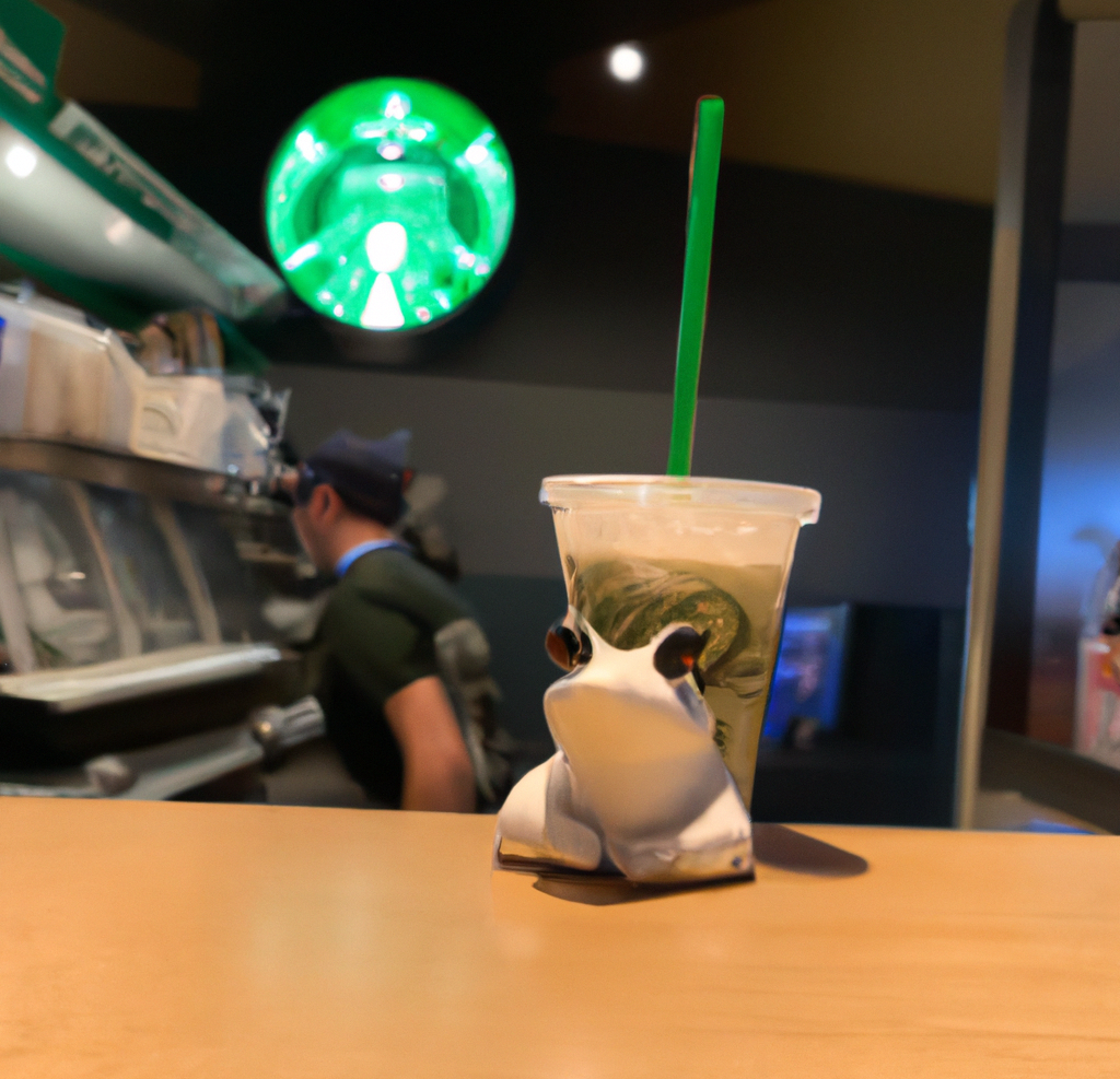 Starbucks Customers Rejoice as Frog in Coffee Machine Boosts Flavor ...