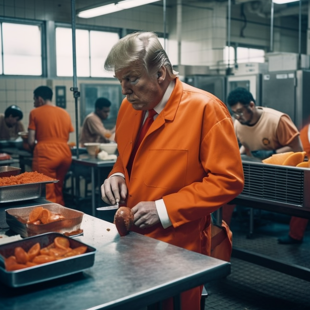Breaking: Trump's Culinary Skills Earn Him a Promotion to Prison ...